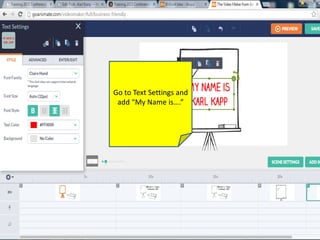 Getting Started with GoAnimate for a Whiteboard Video | PDF