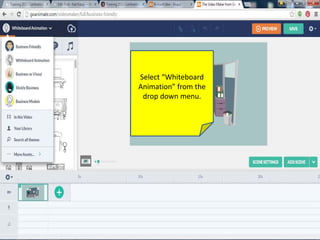Getting Started with GoAnimate for a Whiteboard Video | PDF