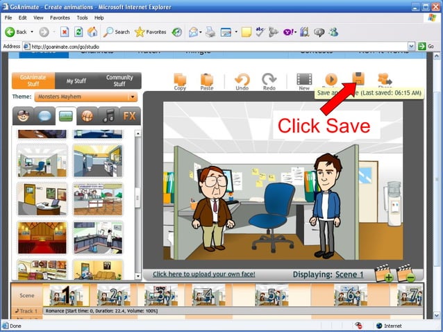 Go Animate Tutorial | PPT | Technology & Computing