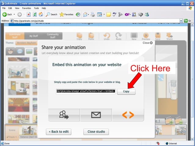 Go Animate Tutorial | PPT | Technology & Computing