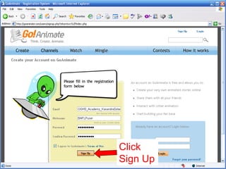 Go Animate Tutorial | PPT