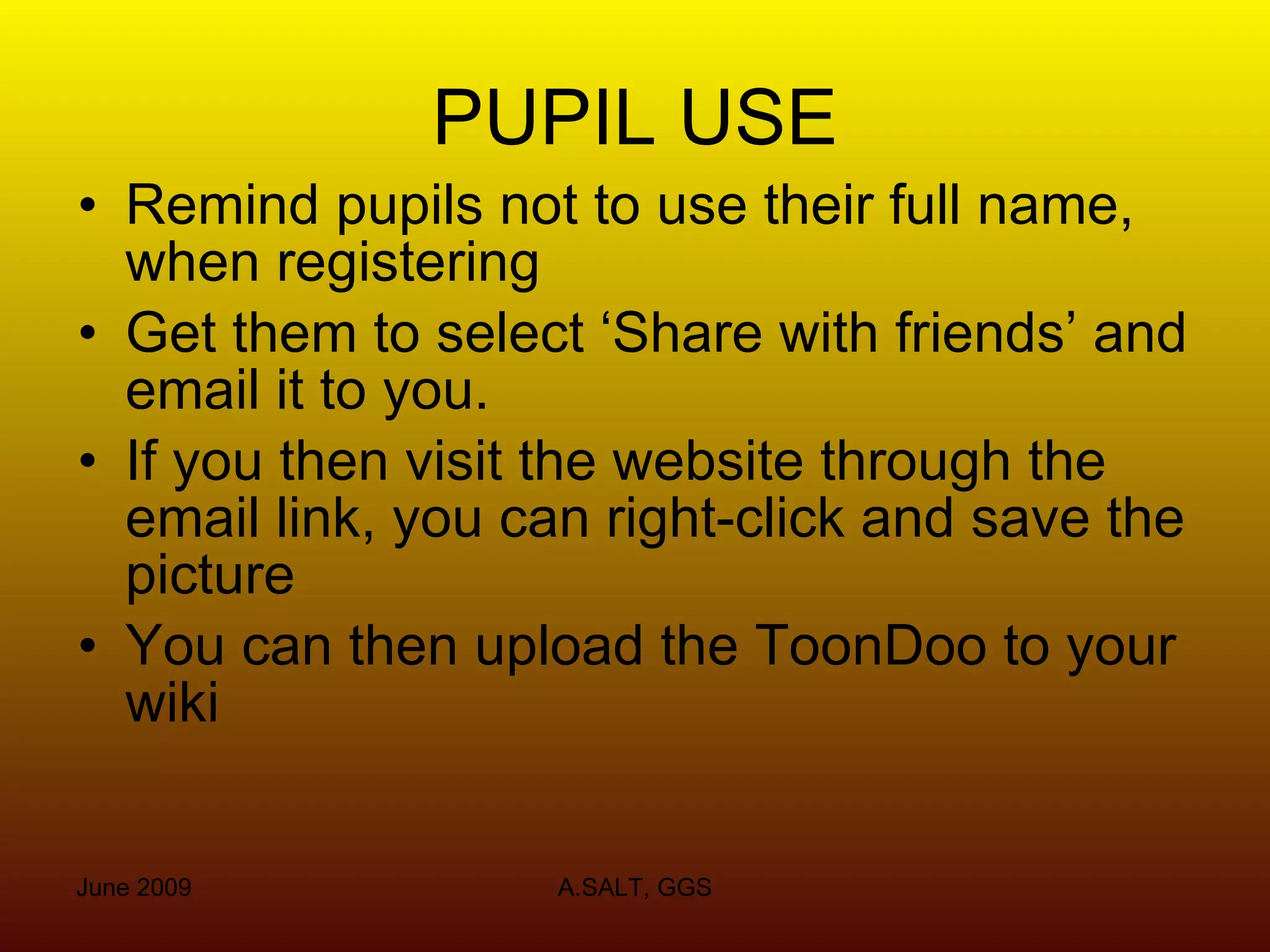 Goanimate & Toondoo | PPT