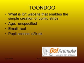 Goanimate & Toondoo | PPT