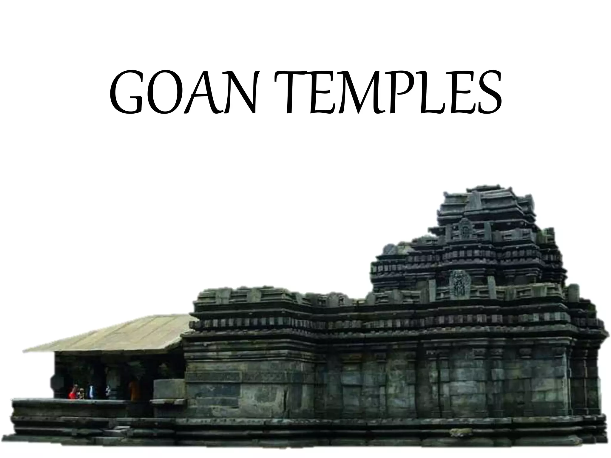 Goan temples | PPTX