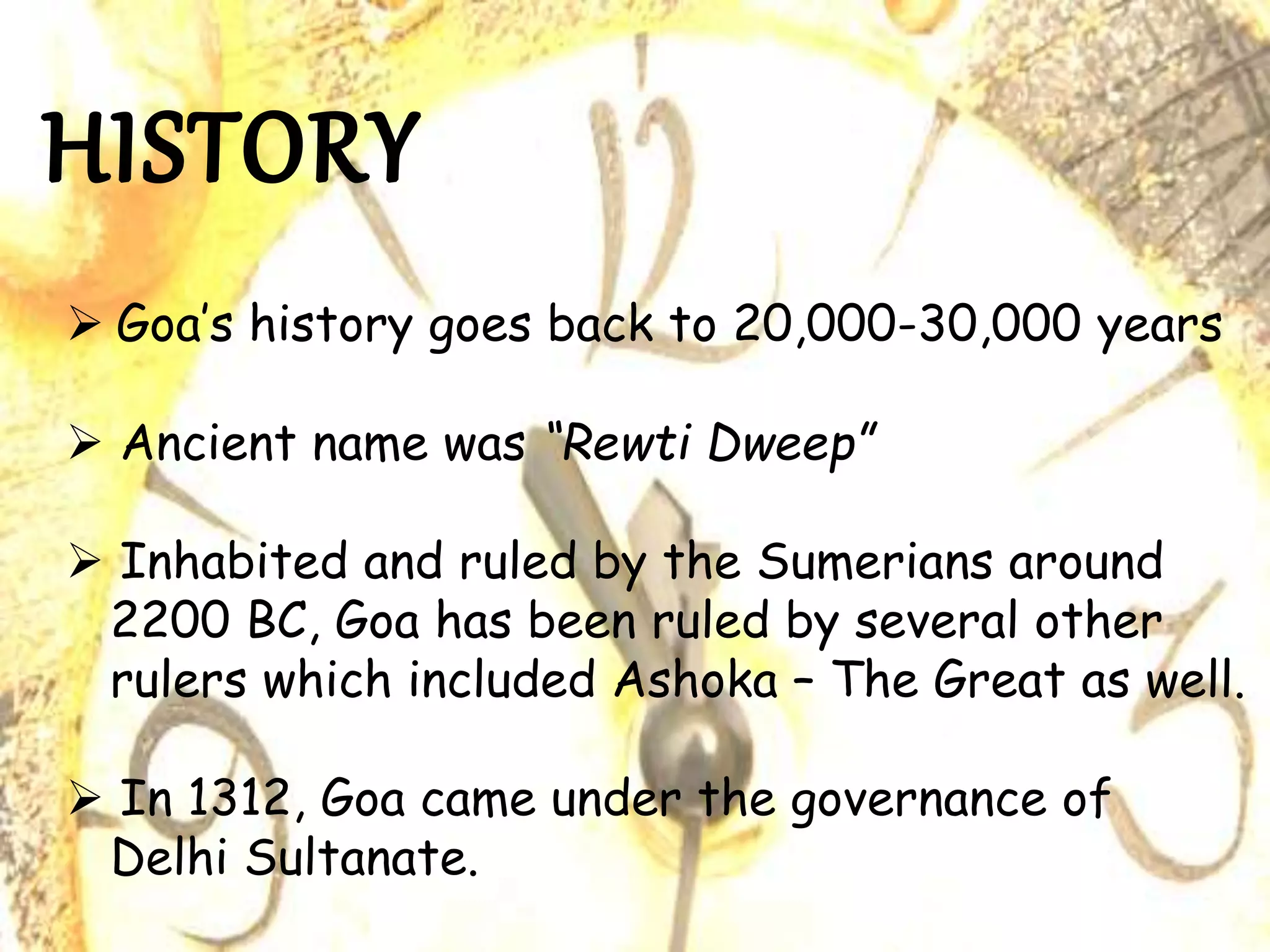 Goa ppt | PPTX | Asia Travel | Travel Locations