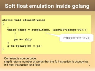 Tricky implementation of Go ARM soft float | PPT
