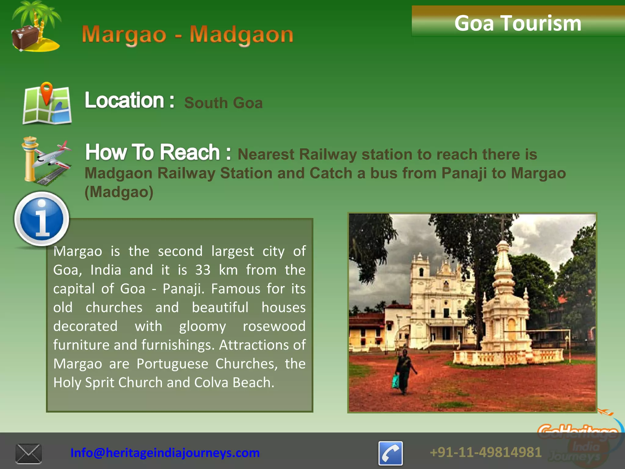 Goa State Tourism - Goa Travel Attractions and Beaches | PPT