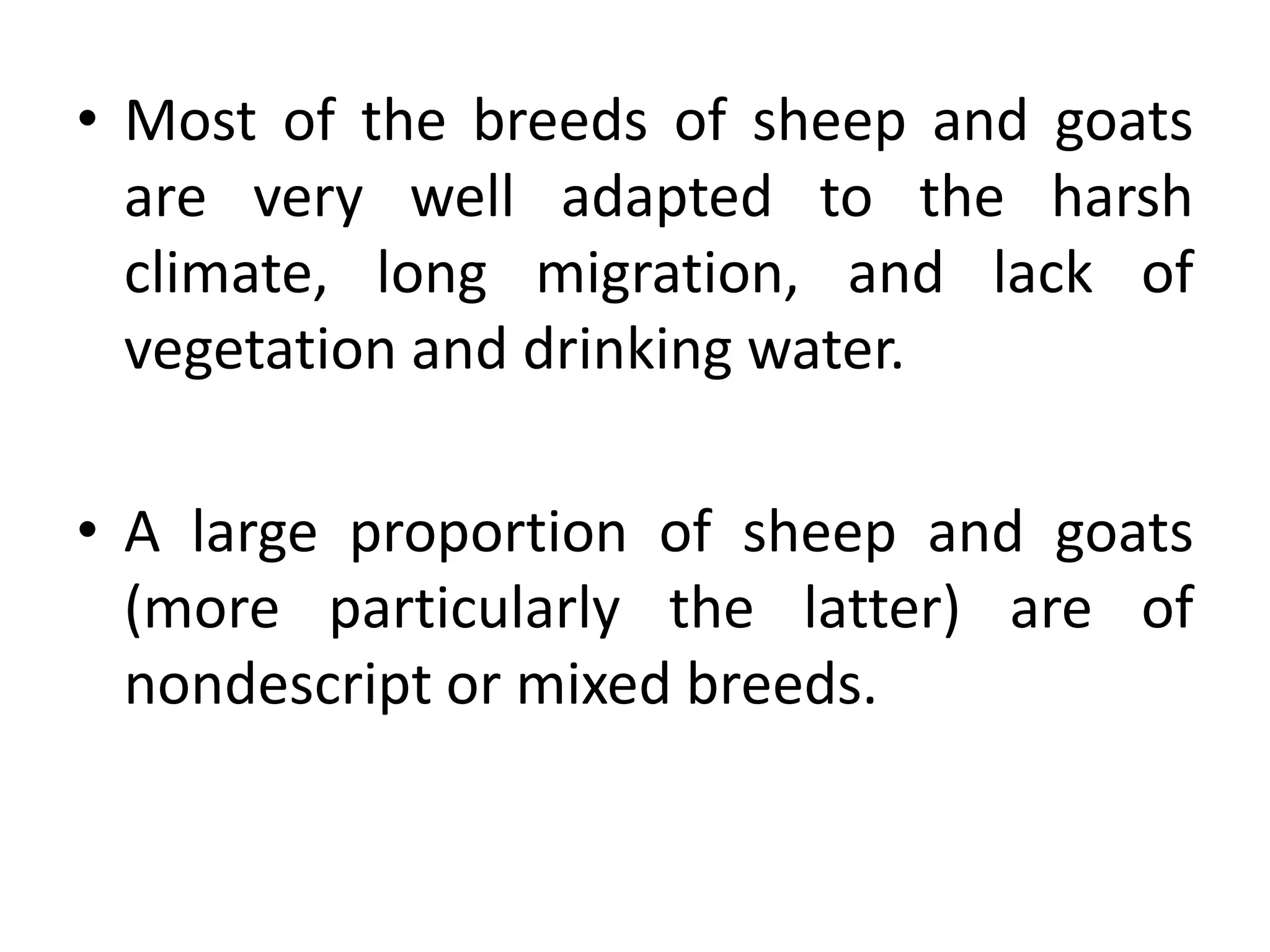 Goat breeds of india history, development and classification | PPTX