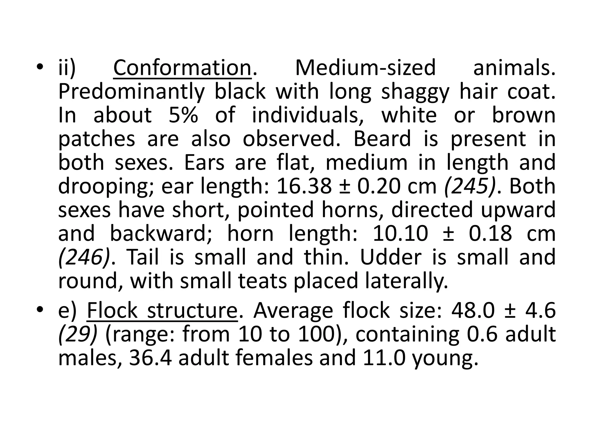 Goat breeds of india history, development and classification | PPTX