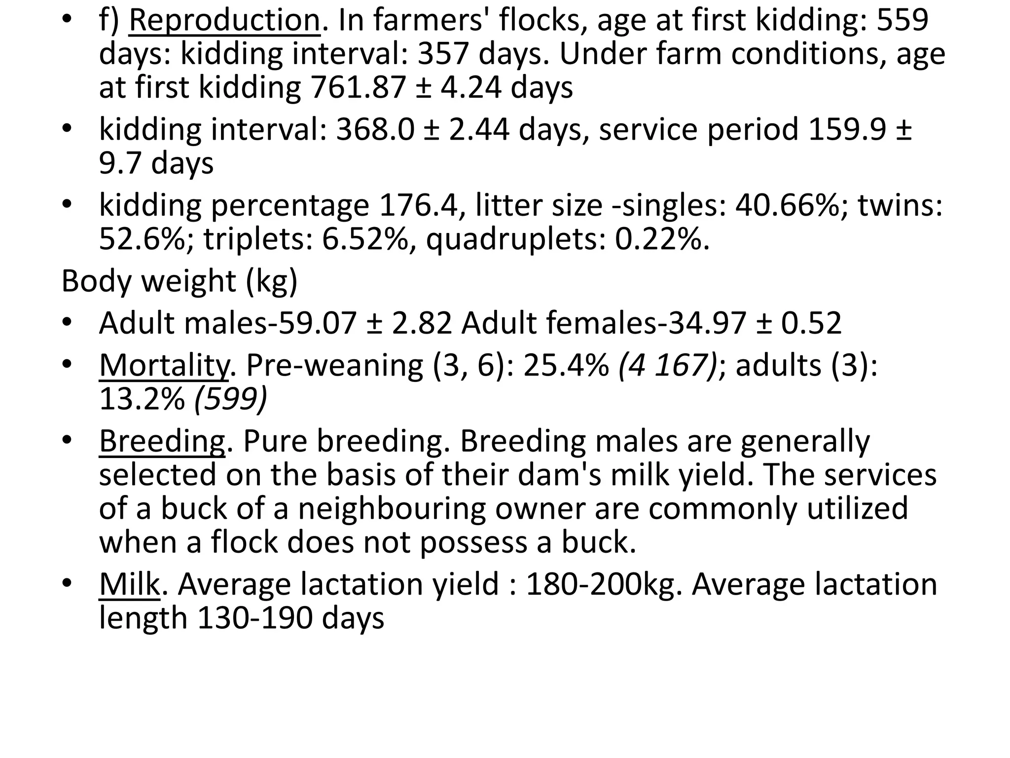 Goat breeds of india history, development and classification | PPTX