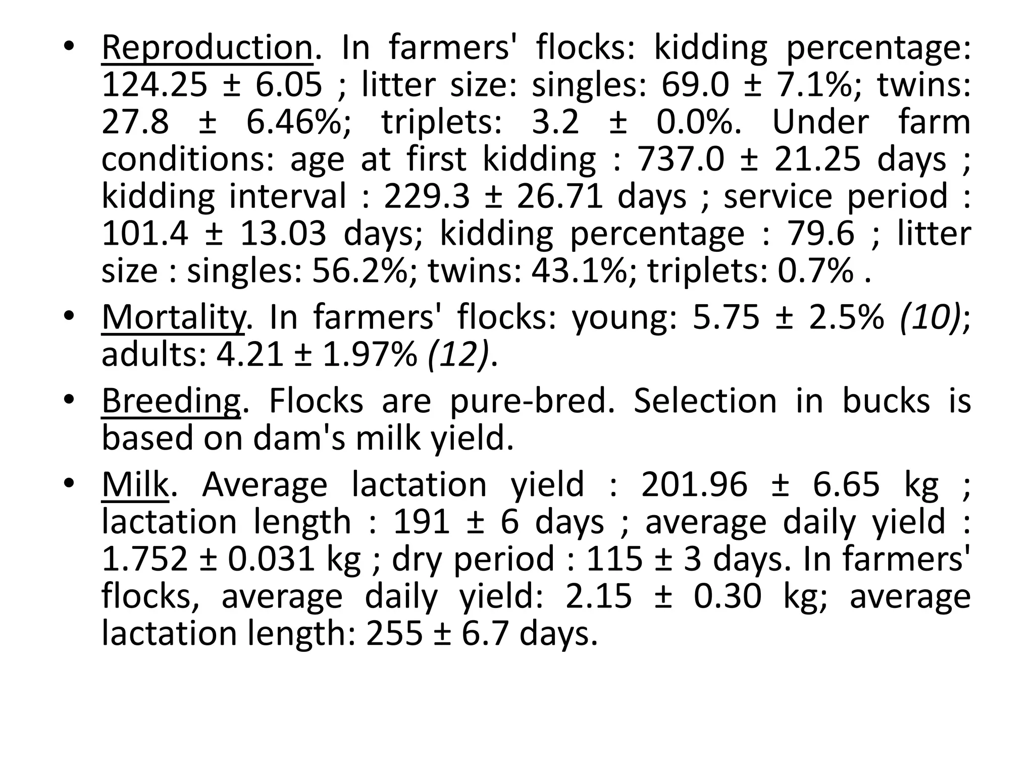 Goat breeds of india history, development and classification | PPTX
