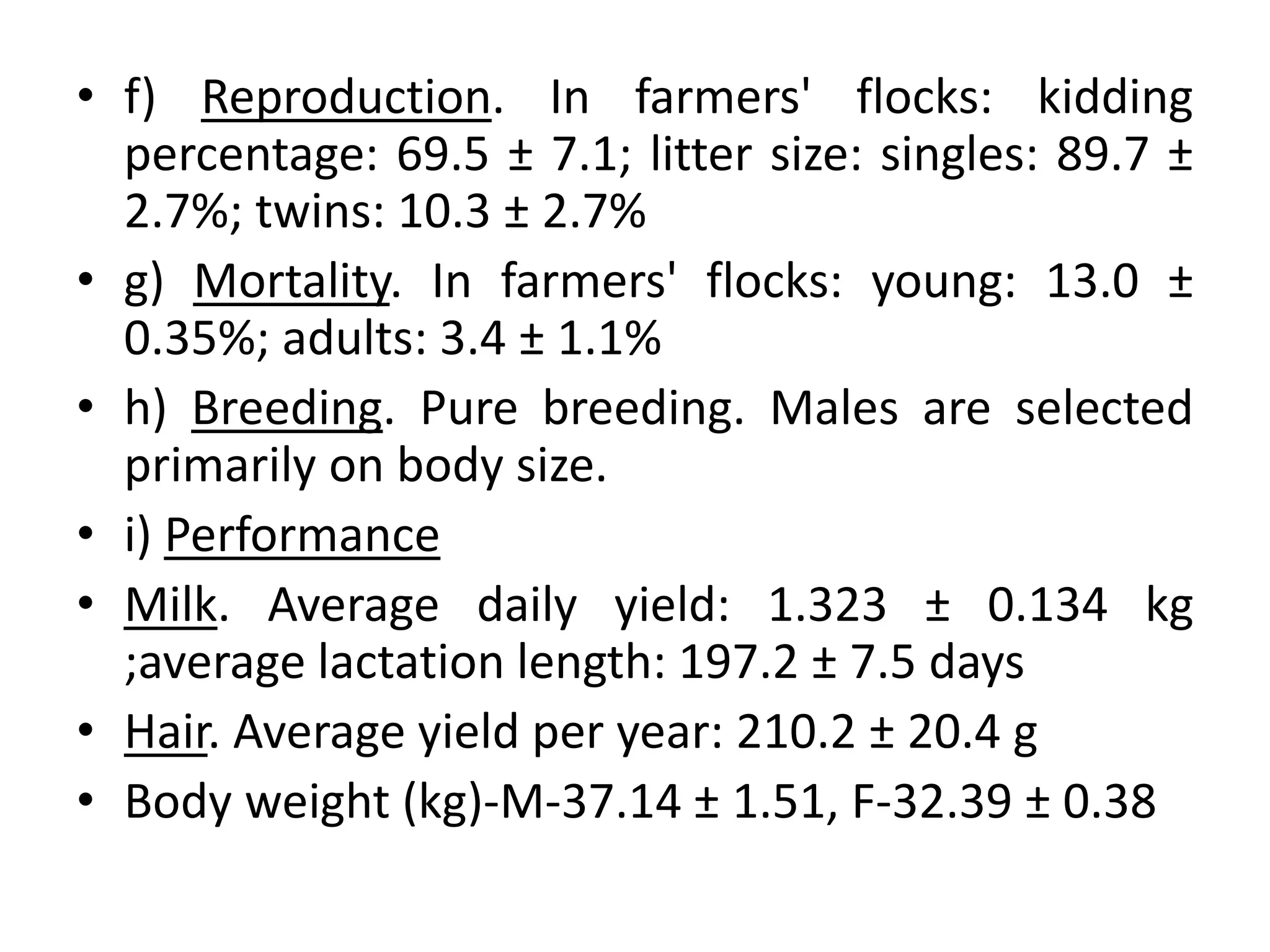 Goat breeds of india history, development and classification | PPTX