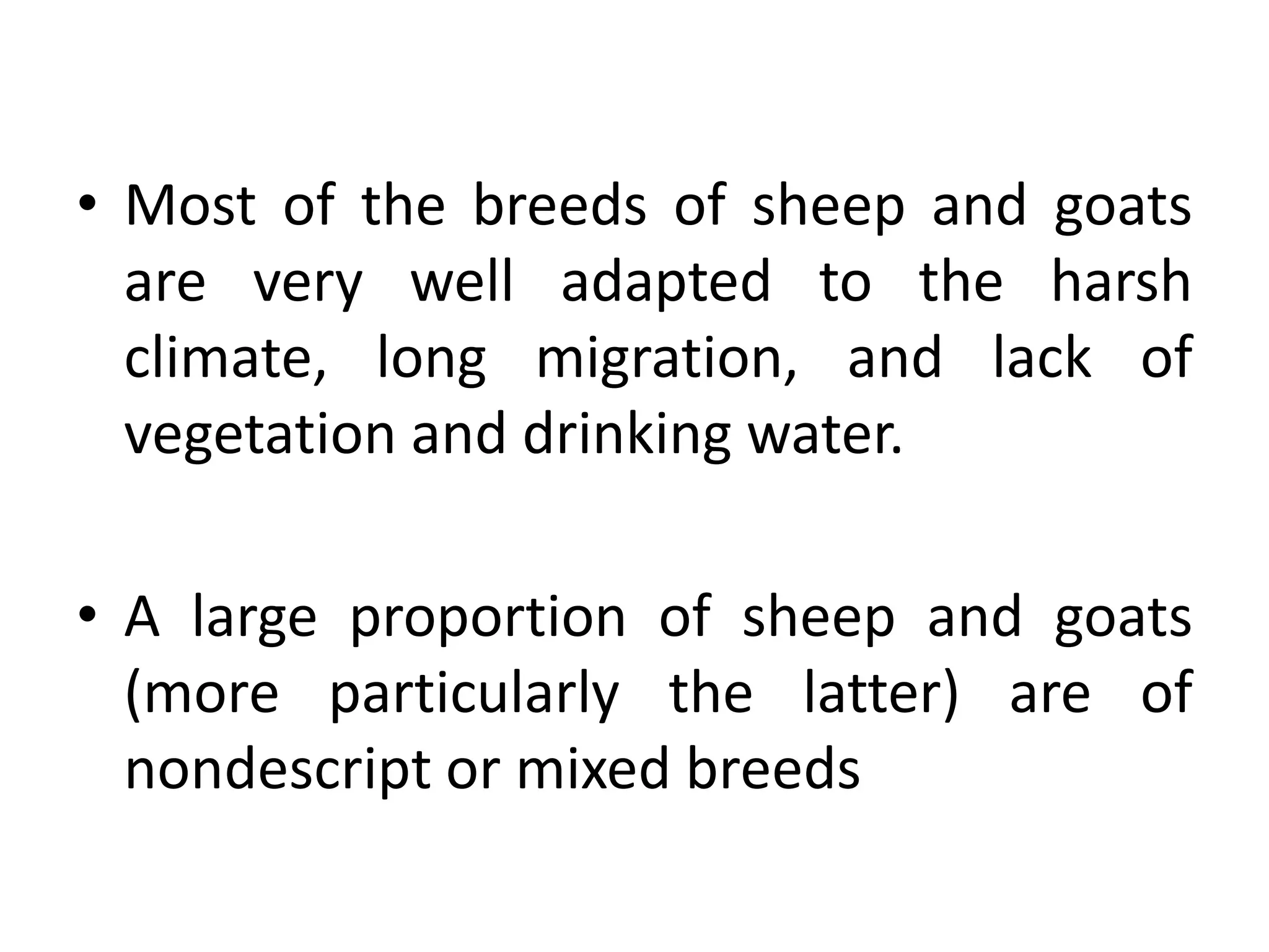 Goat breeds of india history, development and classification | PPTX
