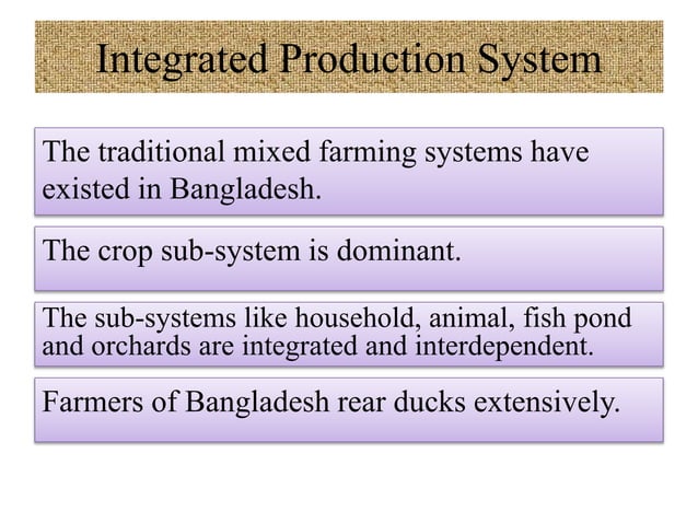 Goat cum fish farming | PPTX | Agriculture | Industries