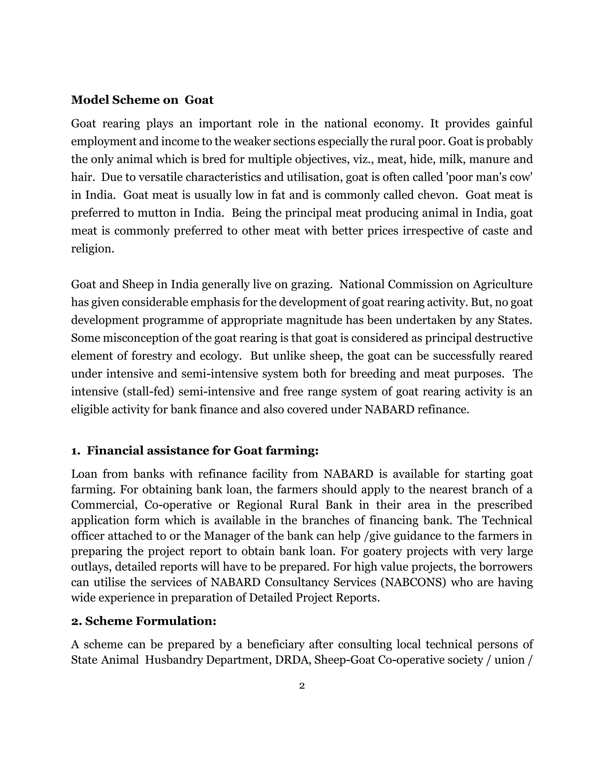 Goat farming 10 animals | PDF