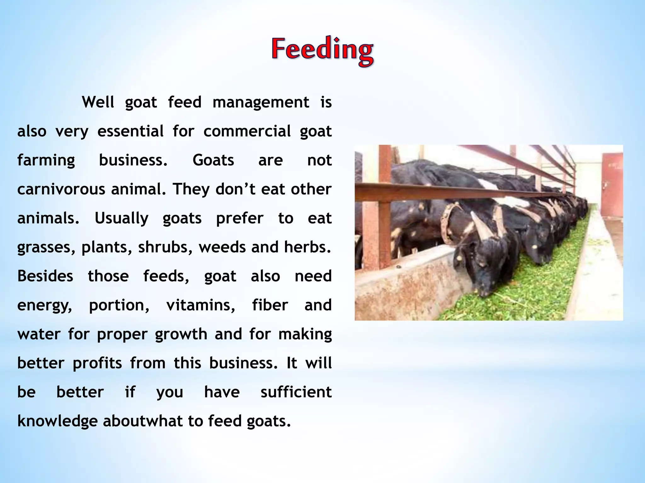 Goat farming | PPTX