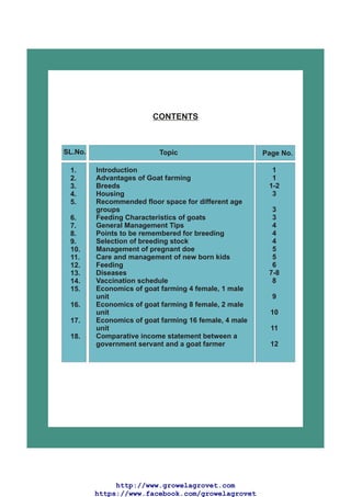 Goat Farming Guide | PDF