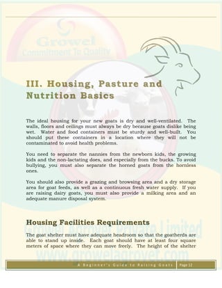 Goat Farming Quick Start Guide | PDF