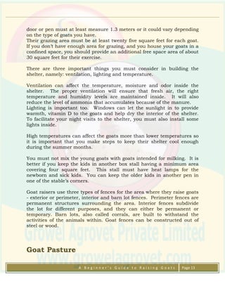 Goat Farming Quick Start Guide | PDF