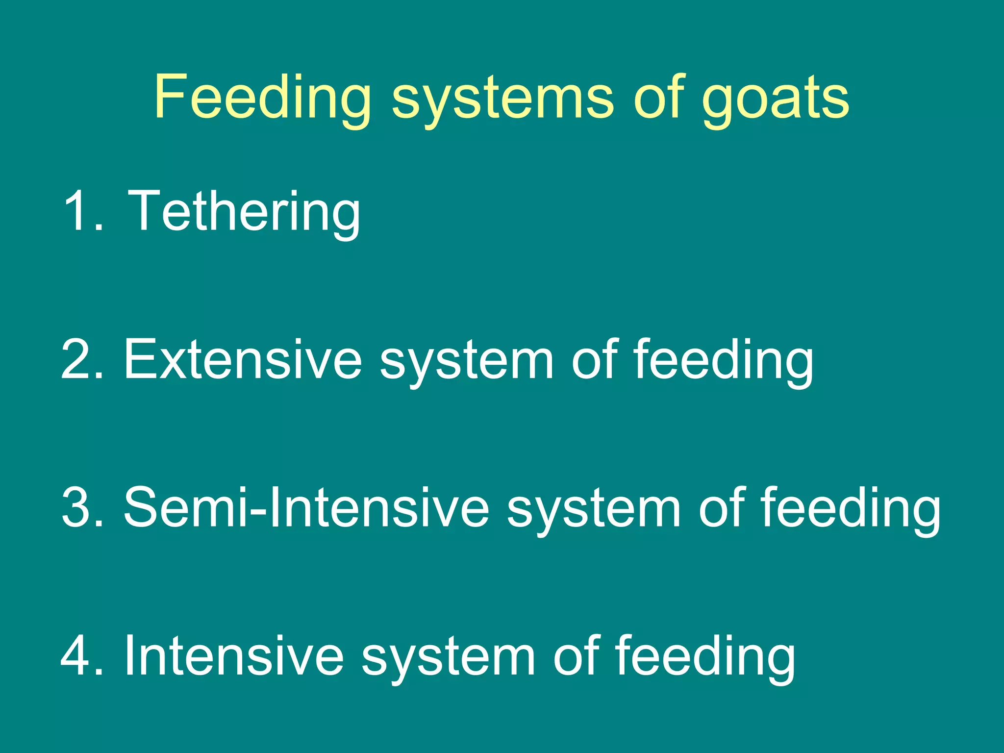 Goat feeding powerpoint pks | PPT