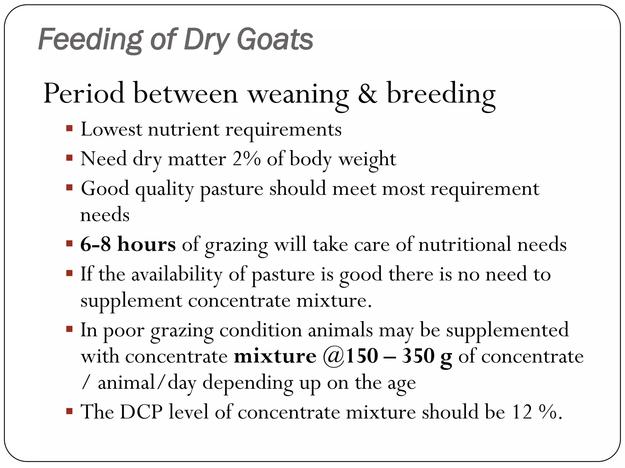 Goat and sheep feeding Dr. pankaj | PDF