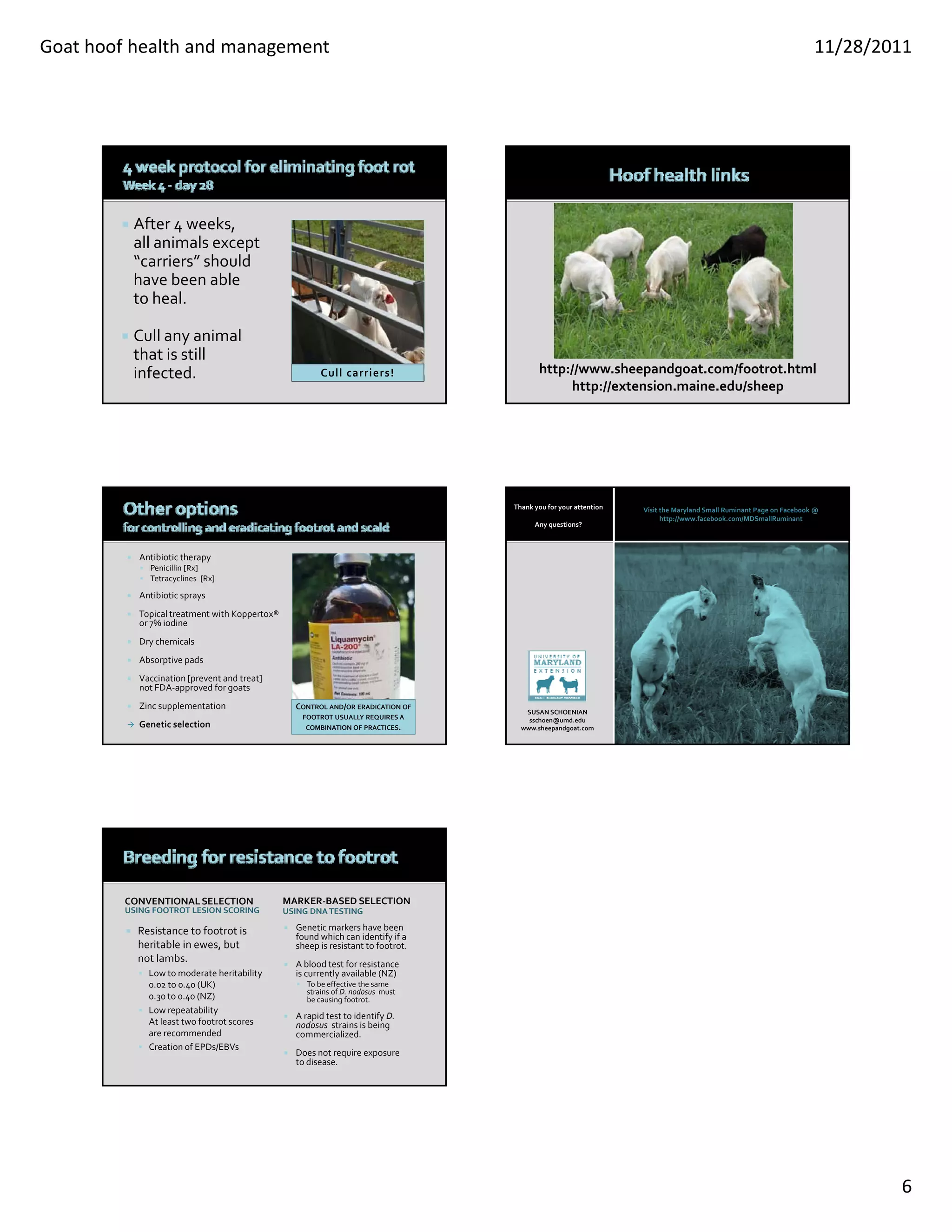 Goat hoof health | PDF