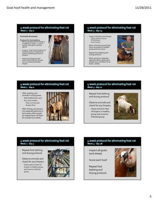Goat hoof health | PDF