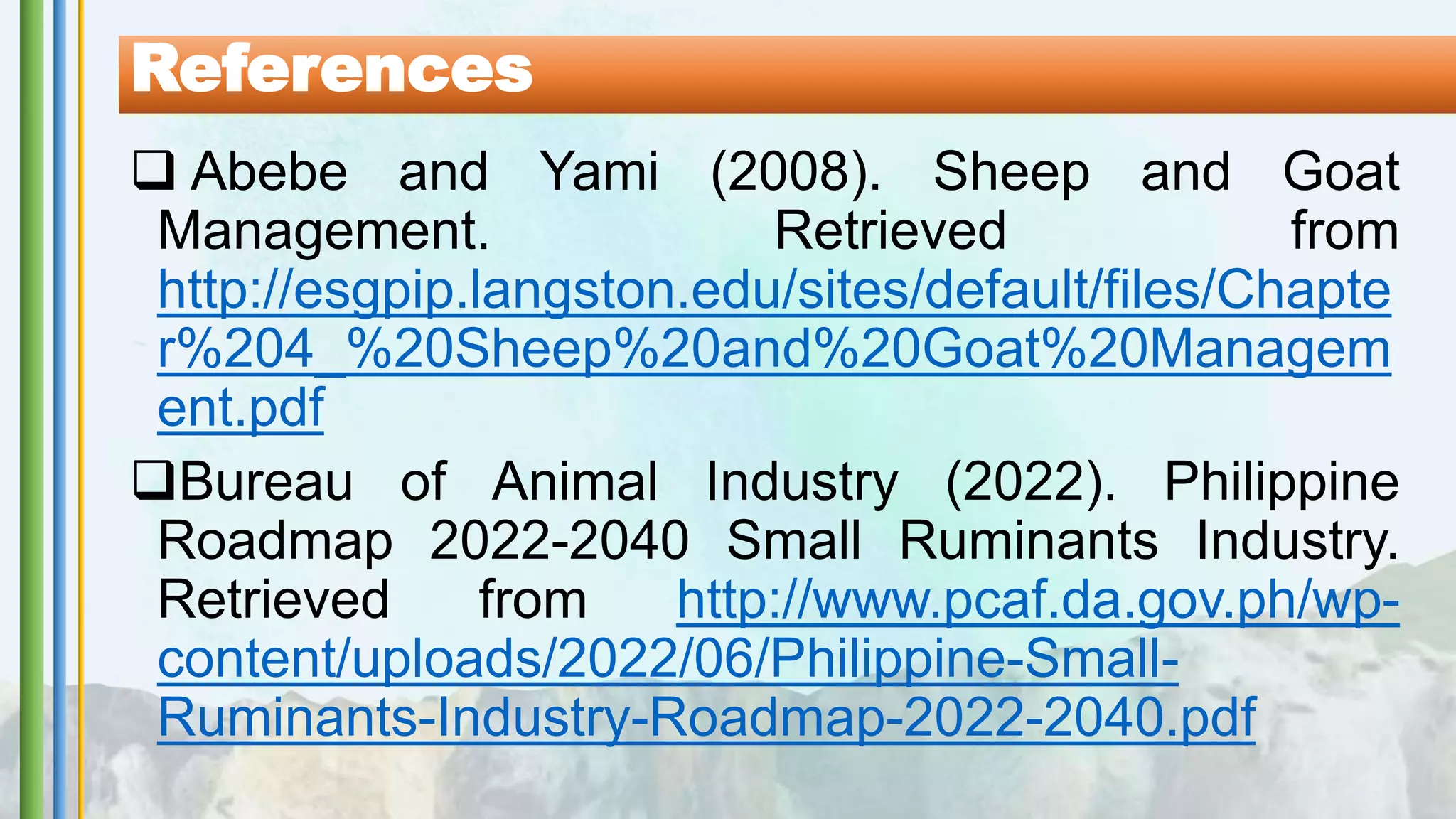 Goat or Sheep Production and Management.pptx