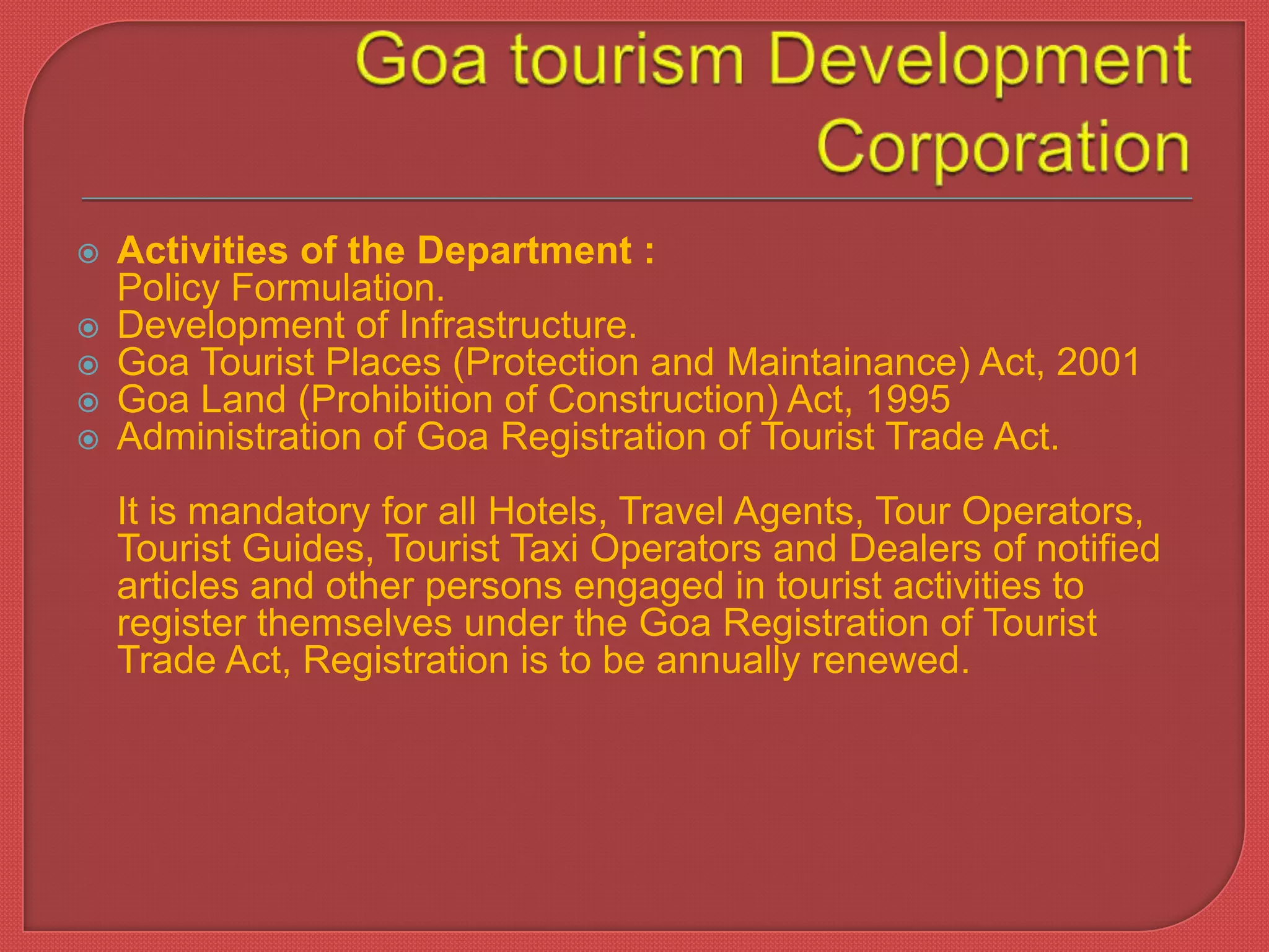 Goa tourism | PPTX