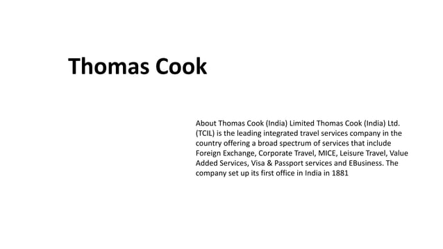 Goa Tour Packages 2021 - Popular Goa Trip Package | Thomas Cook | PPTX