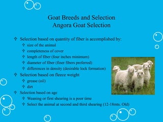 GOAT_And thier uses and characteristics .ppt