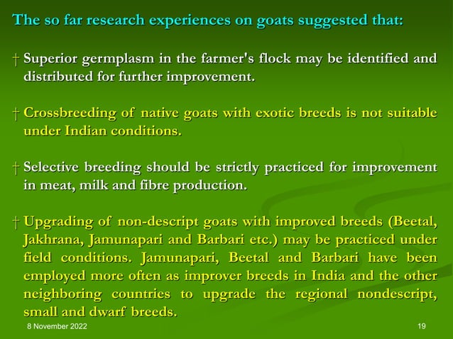 goat production.pptx | Pets