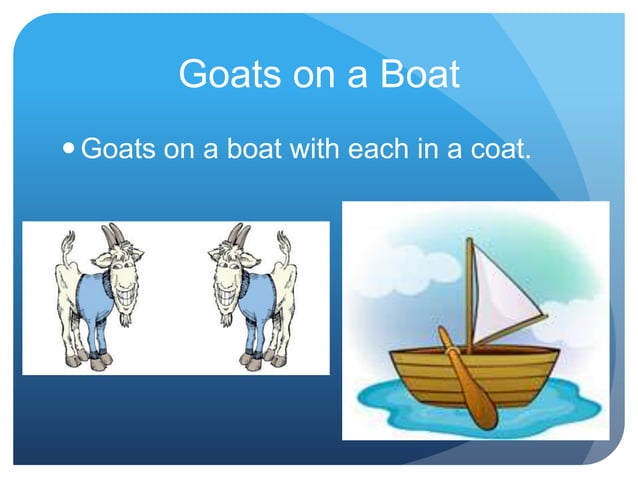 Goats On A Boat | PPTX