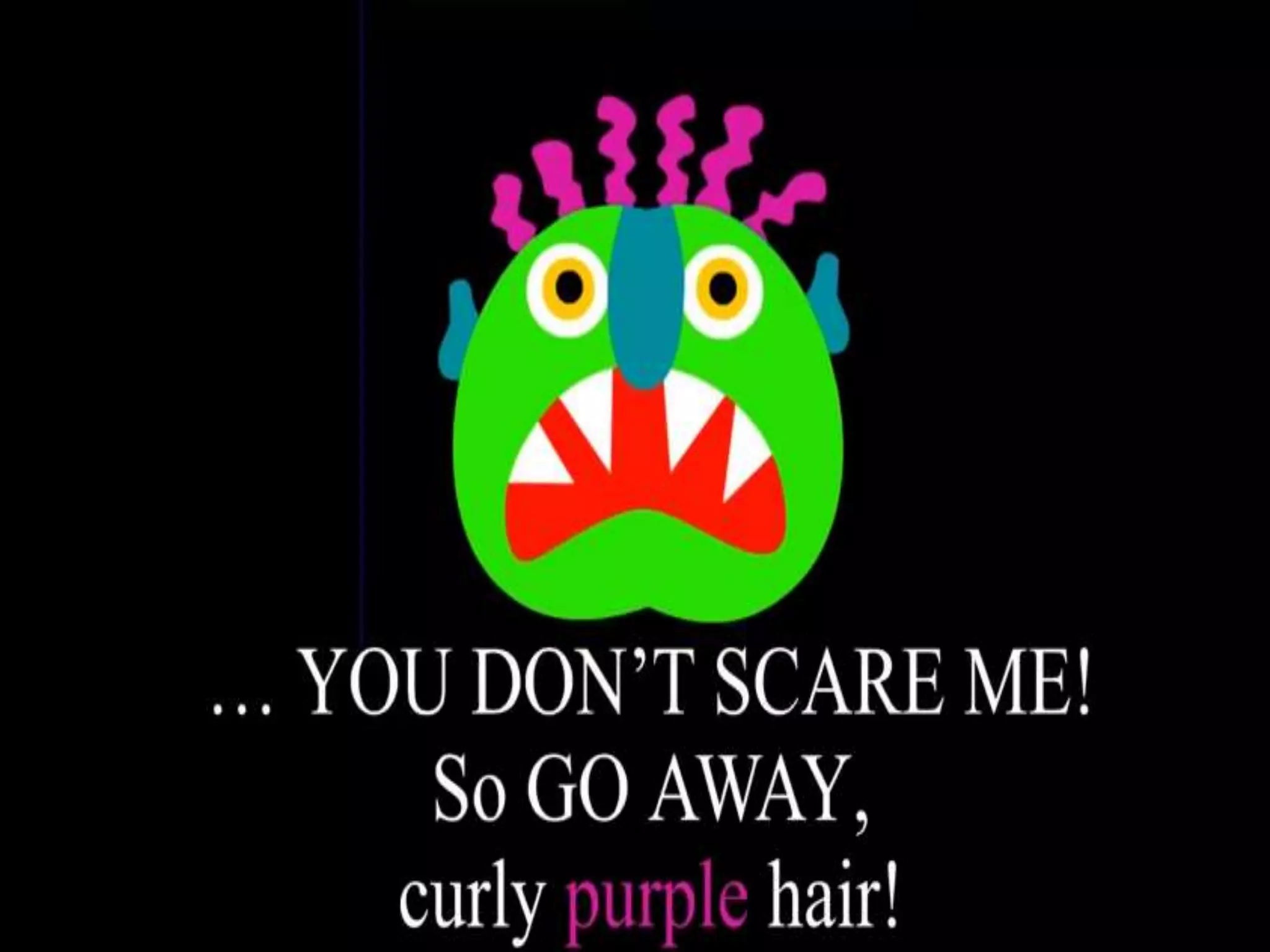 Go away Big Green Monster | PPTX