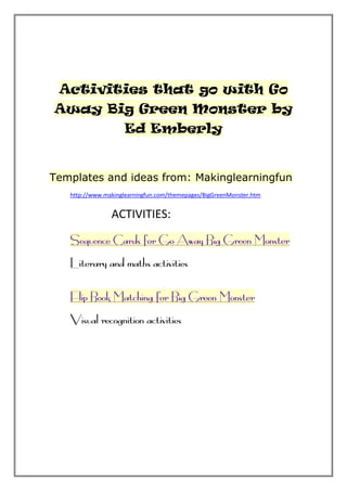 Go away box activities | PPT