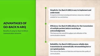 Go Back N ARQ_Ppt for data communications and networking | PPTX
