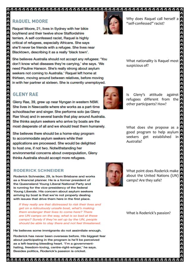 Go back to where you came from- Previewing activities | PDF