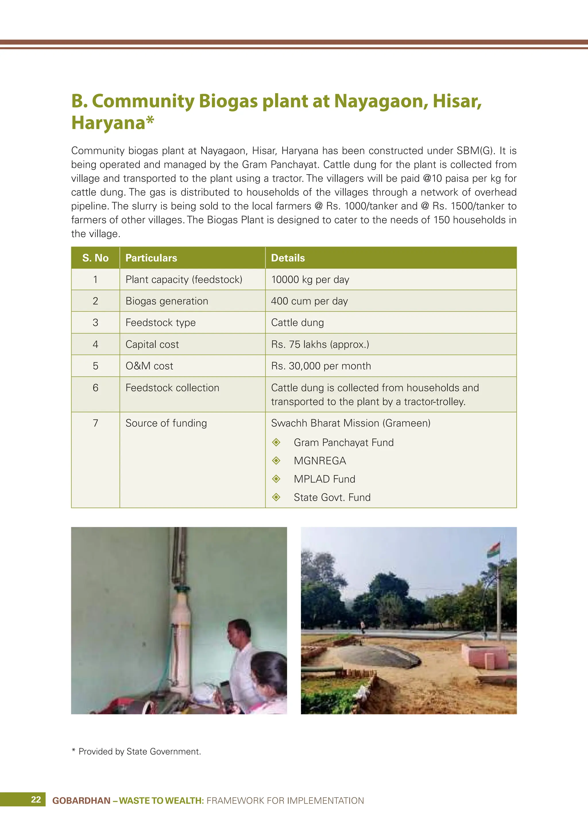 Gobardhan Revised Framework case study of project | PDF