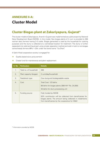 Gobardhan Revised Framework case study of project | PDF