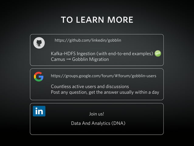 Ingestion from Kafka Using Gobblin | PPT