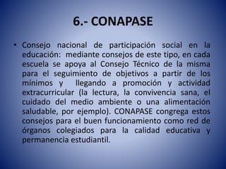 Gobernanza sem modelo educativo para la educacion obligatoria | PPTX