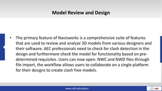 Go beyond design with navisworks | PPTX