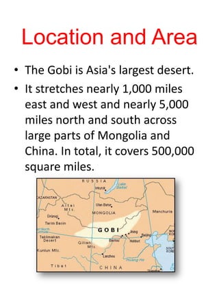 Gobi desert | PPTX