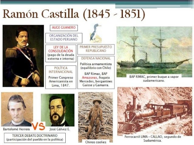 Gobierno de ramón castilla y confederación peru bolivia