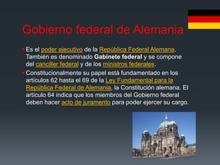 Gobierno federal de alemania | PPTX
