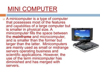 COMPUTER CLASSIFICATION | PPTX