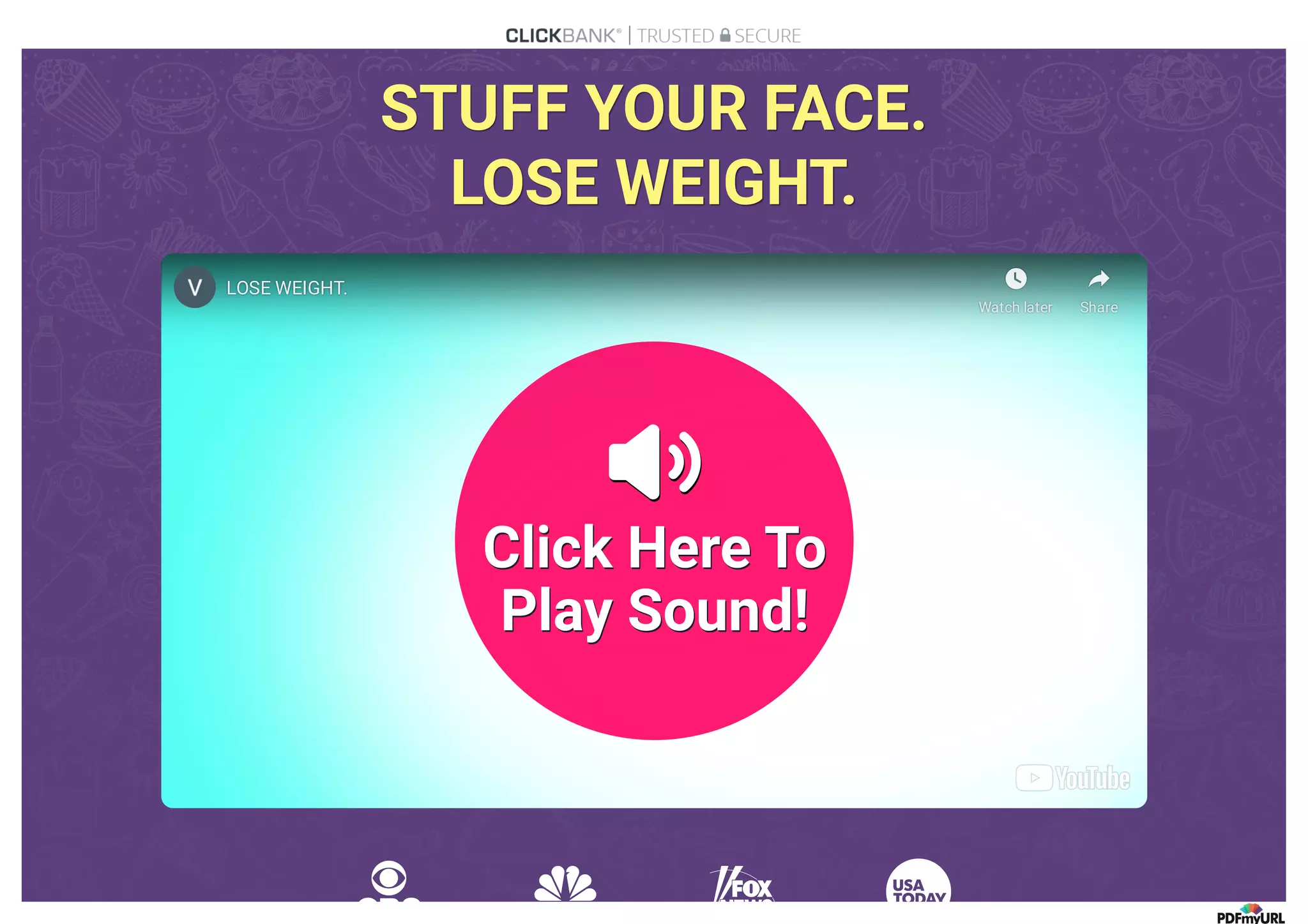 STUFF YOUR FACE. LOSE WEIGHT. | PDF
