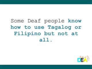 Goboleo kaila camille_deaf_awareness_communication | PPT