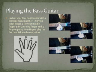 Learning the Electric Bass: Major Scales | PPTX | Music | Entertainment