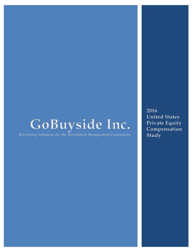 Go buyside United States Compensation Study | PDF | Private Equity ...